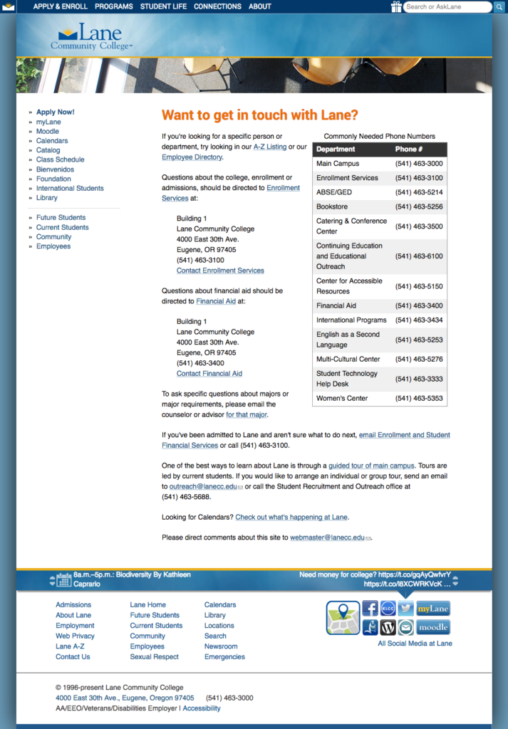 Understanding WCAG 2.0: 1.4.4 – Resize Text – Lane Community College ...